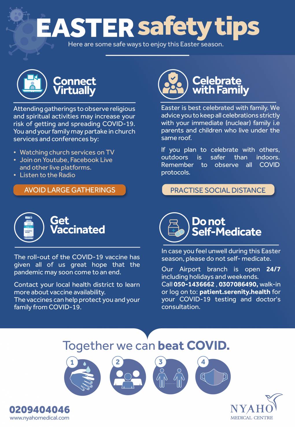 Tips on how to stay safe this Easter Season - Nyaho Medical Centre